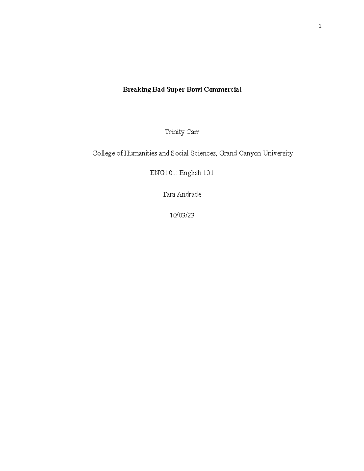 Breaking Bad Commercial - Breaking Bad Super Bowl Commercial Trinity ...