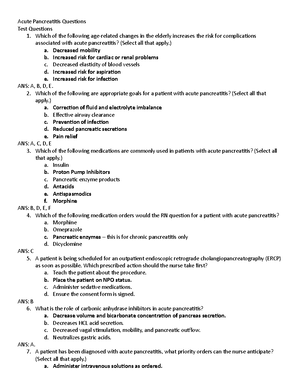 Chapter 66 Shock Sepsis MODS Questions - Chapter 66: Shock, Sepsis, and ...