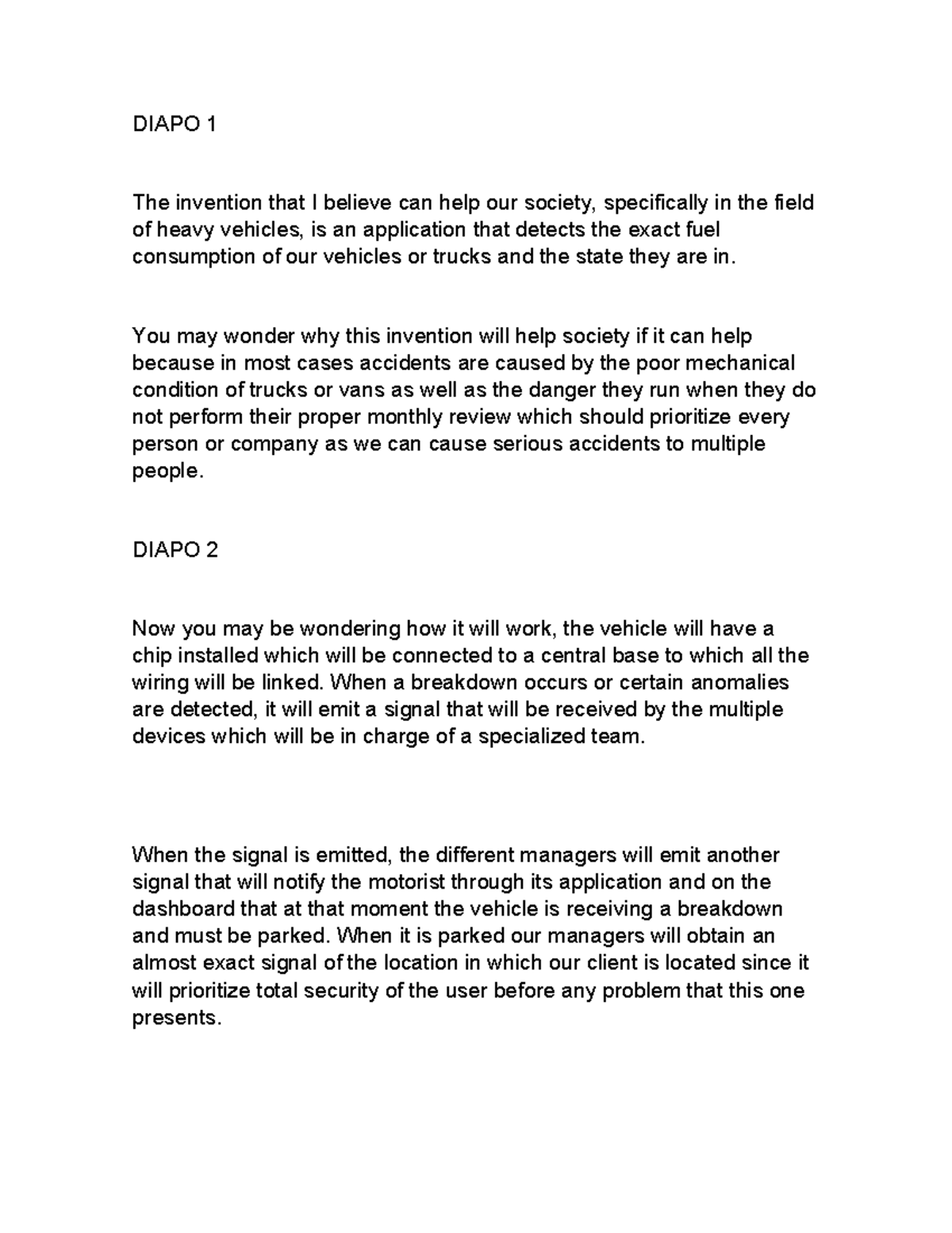 Opera - repaso - DIAPO 1 The invention that I believe can help our ...