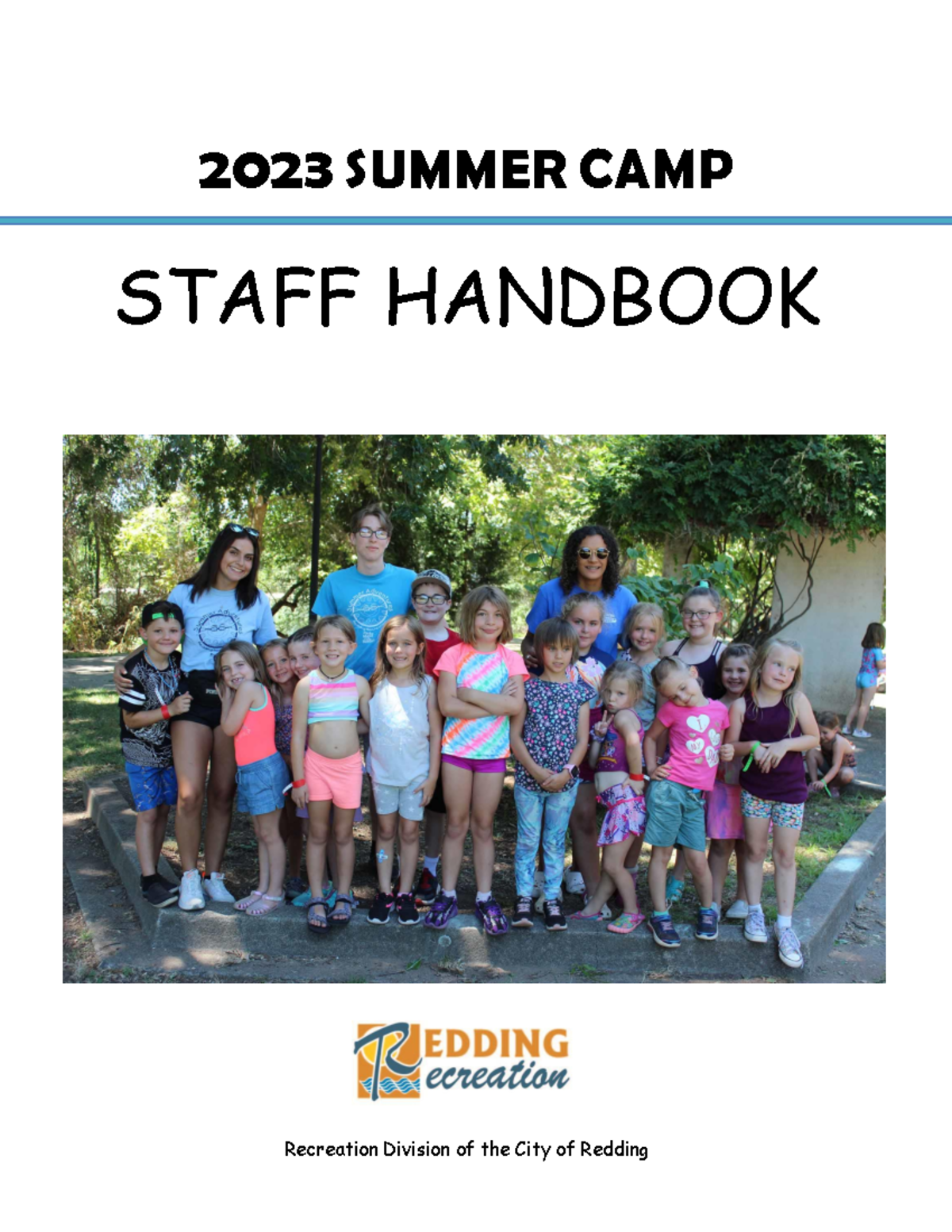 2023Employee Manual - this is great - 2023 SUMMER CAMP STAFF HANDBOOK ...