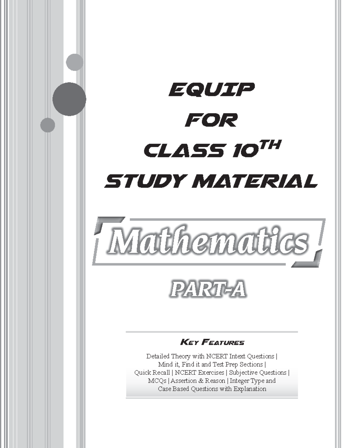 PW Module - pkpkp - EQUIP For class 10 TH study material Mathematics ...