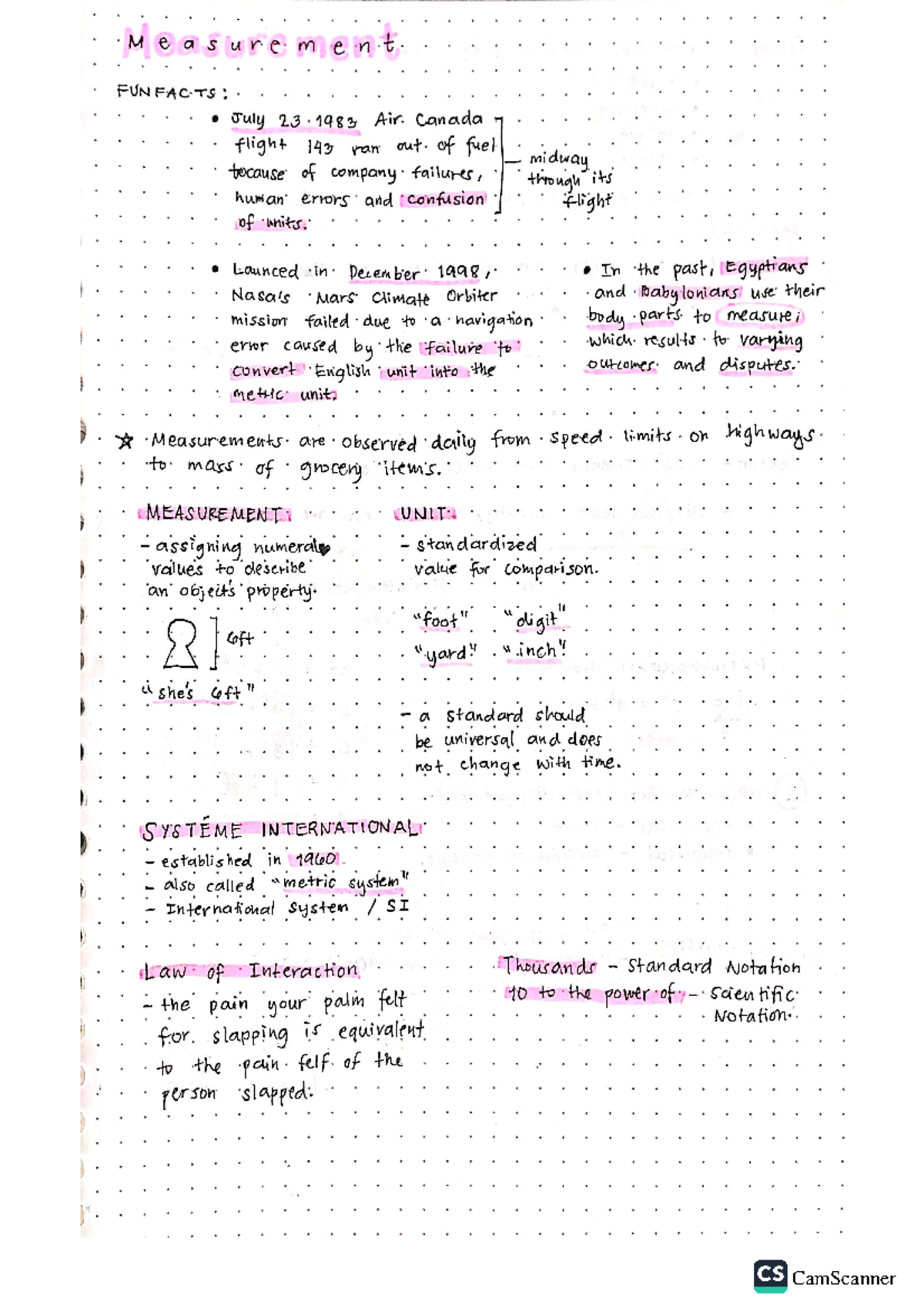 Physics 1 Notes Grade 12 STEM - 1ST Quarter [ Completed] - Grade 12 ...