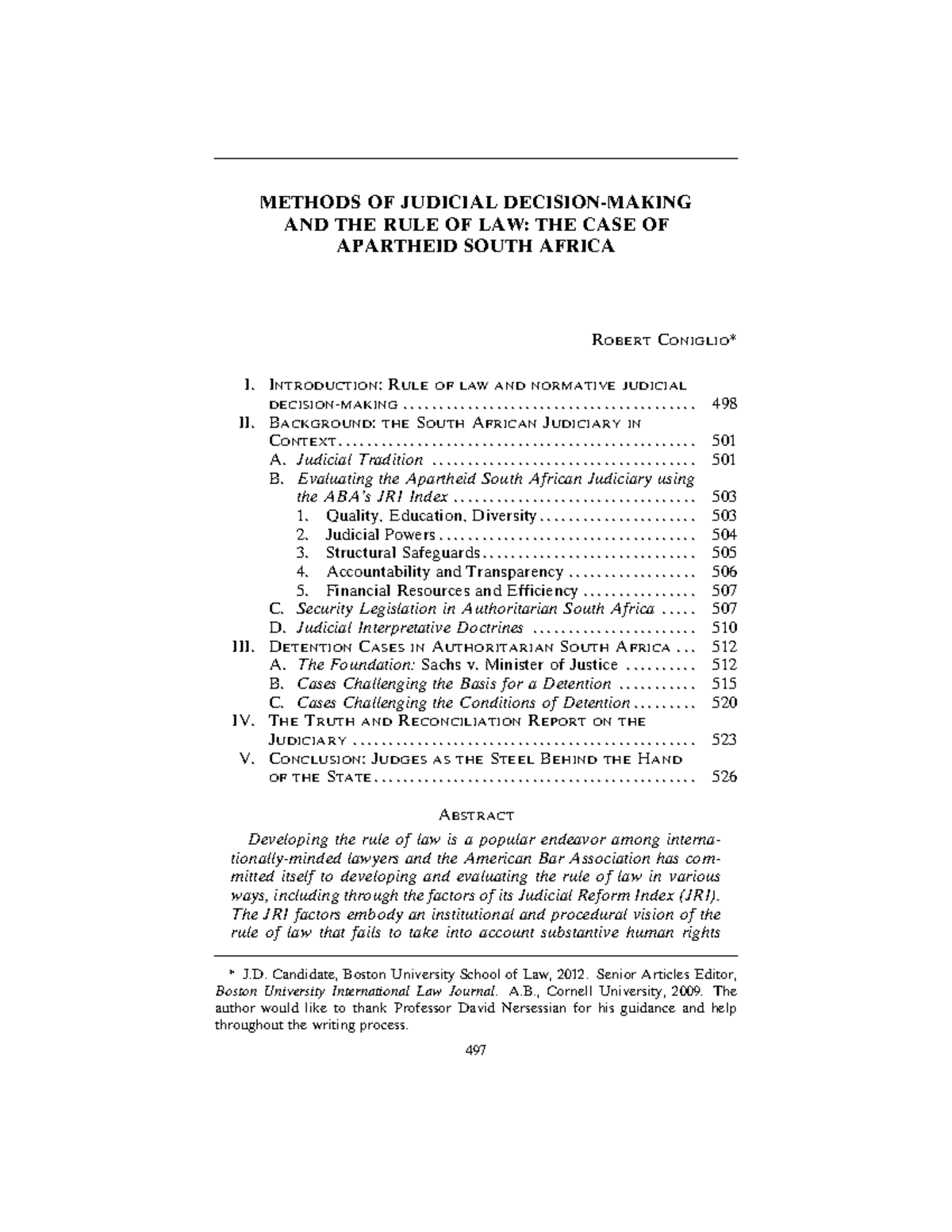 Methods of judicial decision making - METHODS OF JUDICIAL DECISION ...