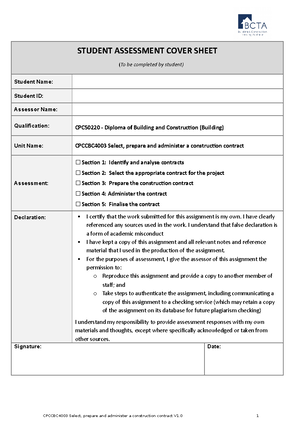 Bsbops 601 Assessment task 2 v1 - ASSESSMENT TASK 2: PROJECT TASK SUMMARY For this assessment ...