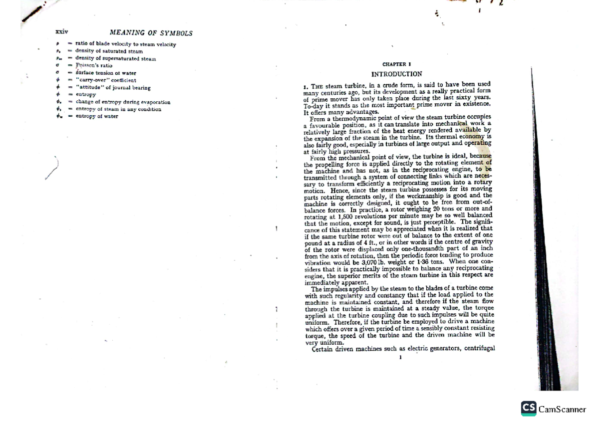 Steam Turbine Pdf Thermodynamics Studocu