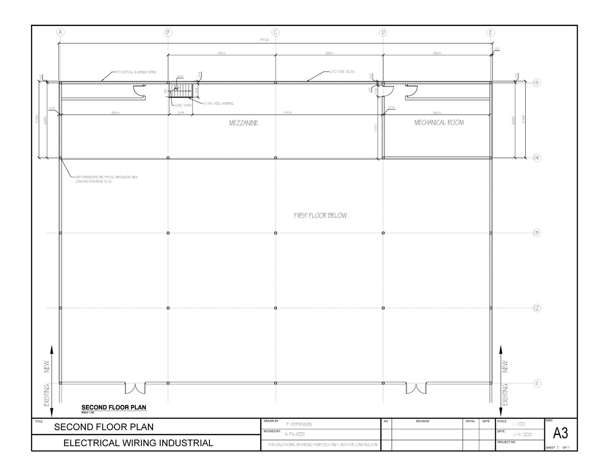 A3 - Plan - SCALE 1:100SECOND FLOOR PLAN EXISTING NEW EXISTING 11 NEW ...