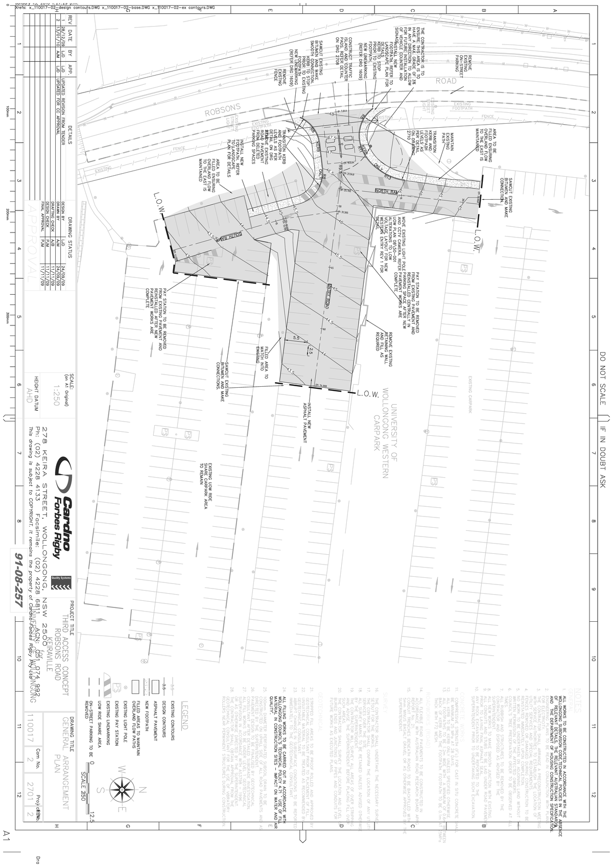 91-08-257 2701 - General Arrangement Plan Layout - CIVL458 - Studocu