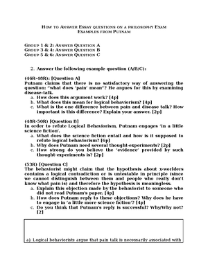 Phil 101 cheat sheet - Relations between questions of free will and ...
