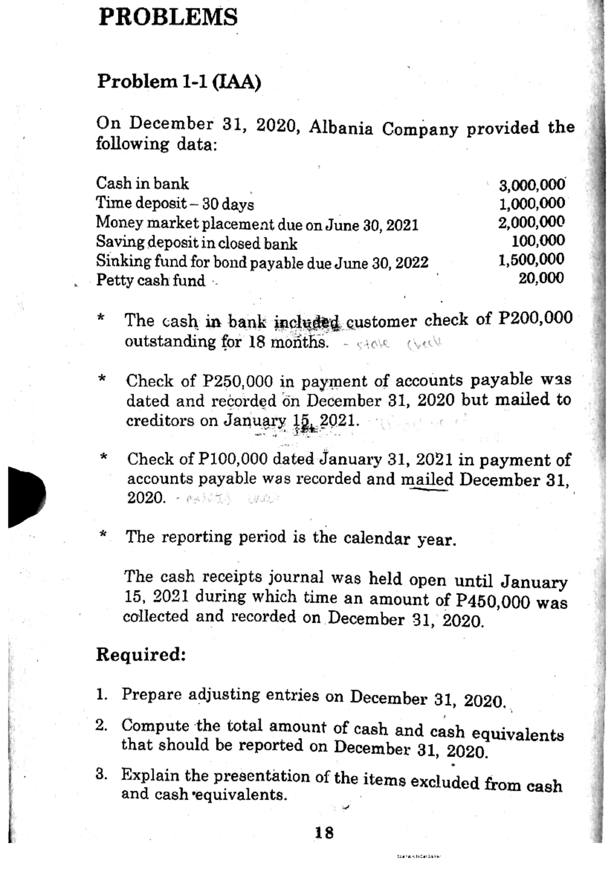 Cash-Proof Of Cash - Lecture notes 1 - Conceptual Framework - Studocu