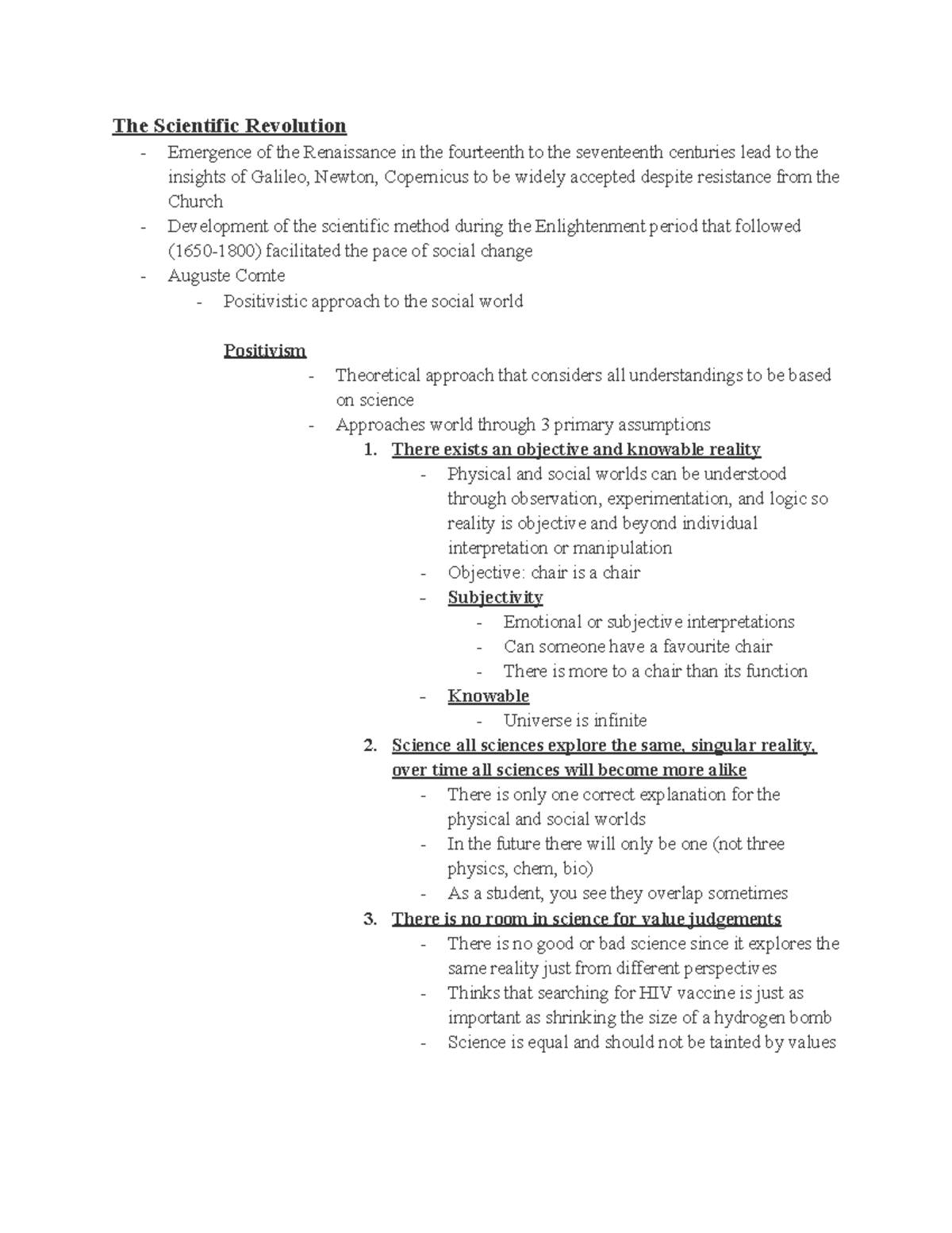 The Scientific Revolution - The Scientific Revolution Emergence of the ...