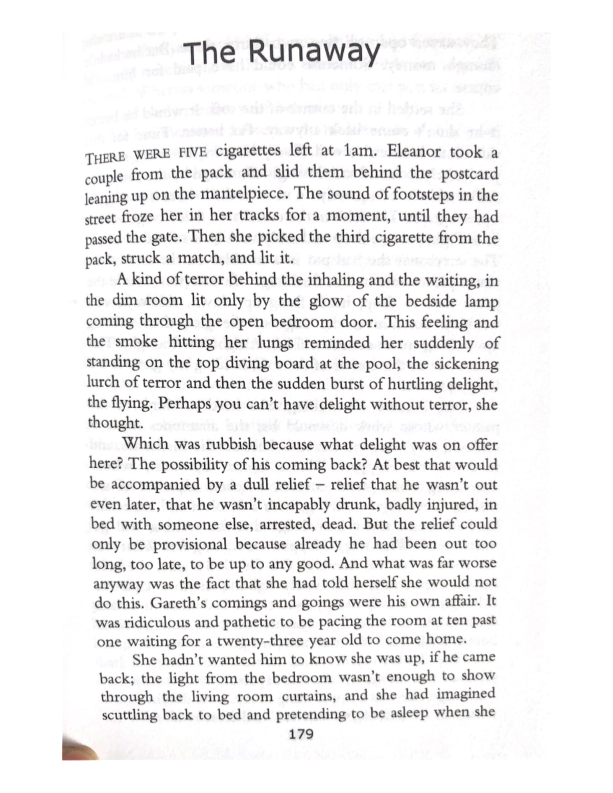 The Runaway - BS Biology - Studocu