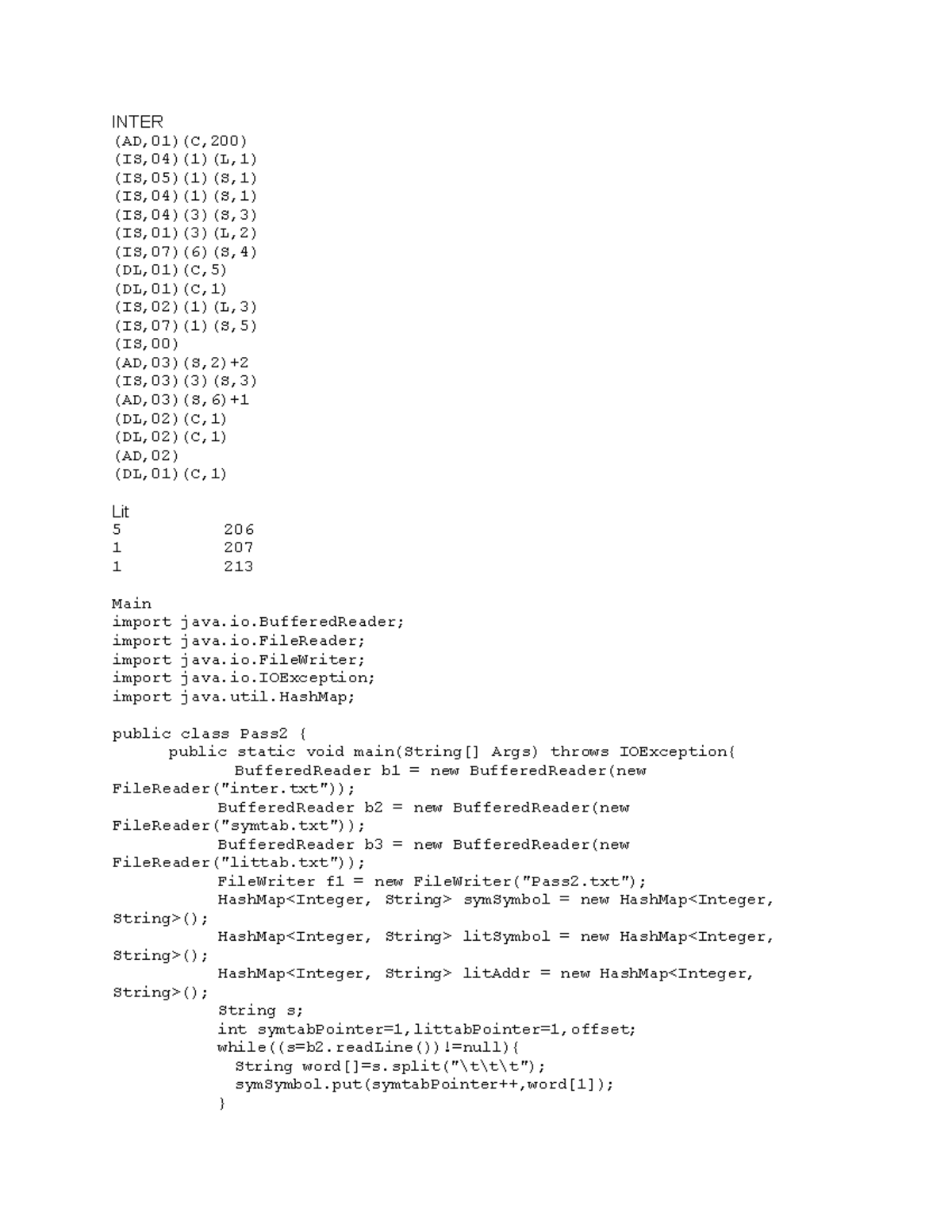 Spos Assignments 1 2 3 - timmepadsd challay nusat - INTER (AD,01)(C,200) (IS,04)(1)(L,1) - Studocu