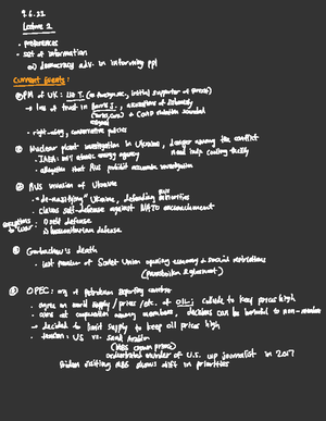 PLSC 182 Lecture-Domestic Relations - Lecture 10. International Cooperation and DOMESTIC ...