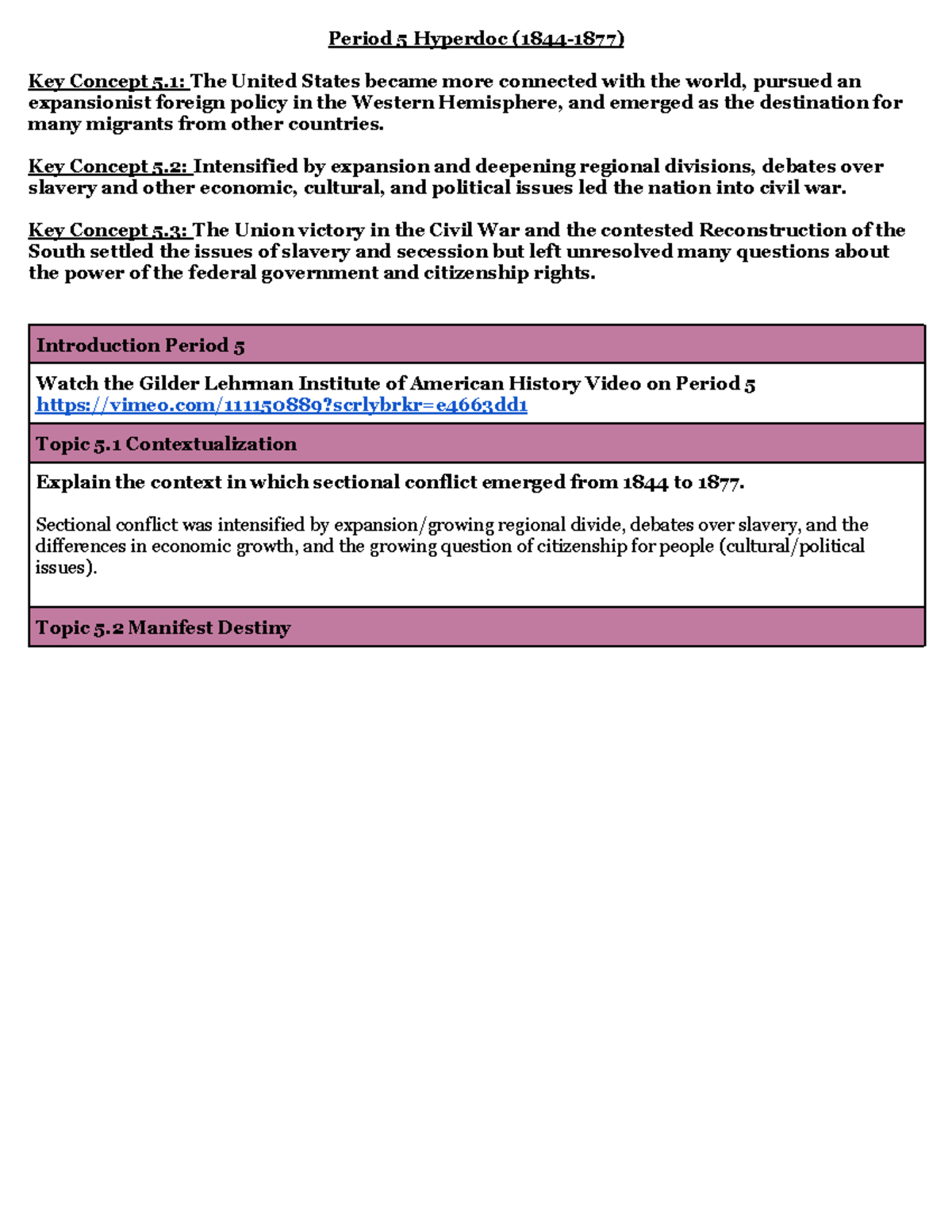 Period 5 Hyperdoc (1844-1877) - Period 5 Hyperdoc (1844-1877) Key ...