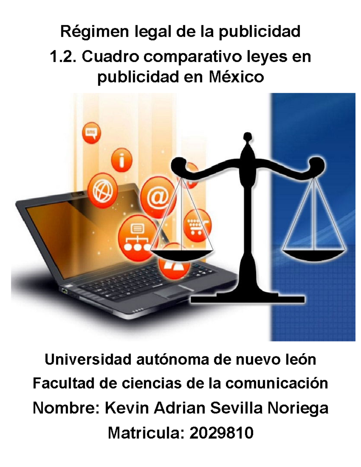 Cuadro comparativo leyes en publicidad en México Kevin Sevilla ...