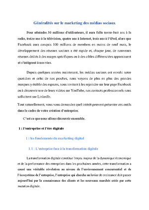 Commerce - Voici une liste de 100 lignes qui présentent des ...