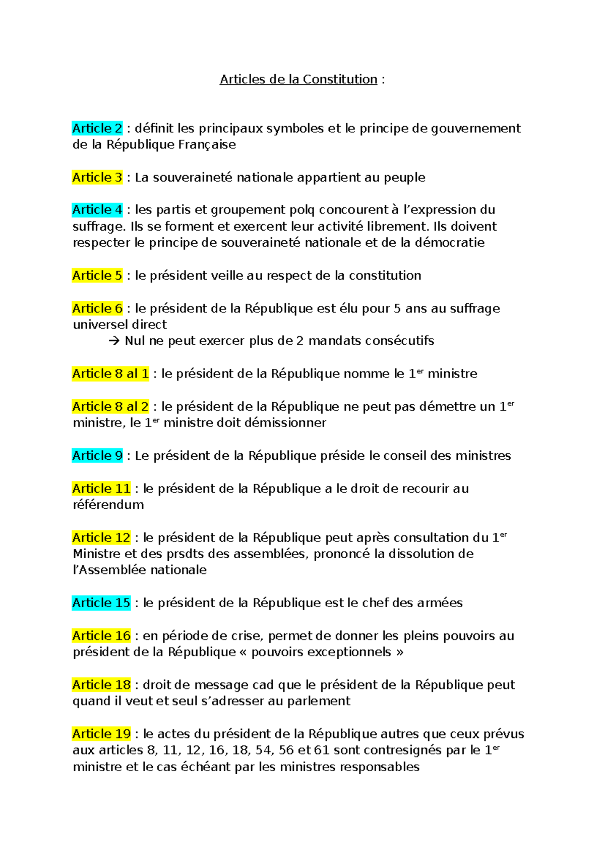 Articles de la Constitution - Ils se forment et exercent leur activité librement. Ils doivent ...