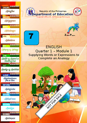 English 8 Quarter 1 Week 2 for Grade 8 Students - DOrSU - Studocu