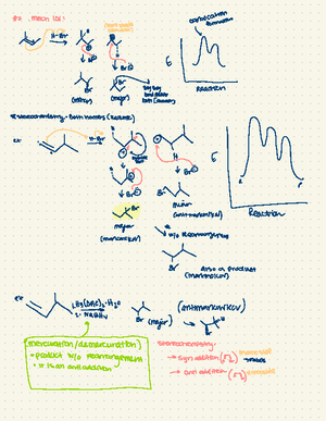 OC2 - Study Guide 2 - nomenclature, reactions, and structural ...