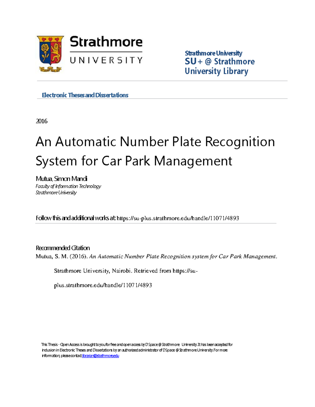 An Automatic Number Plate Recognition System for Car Park Management ...