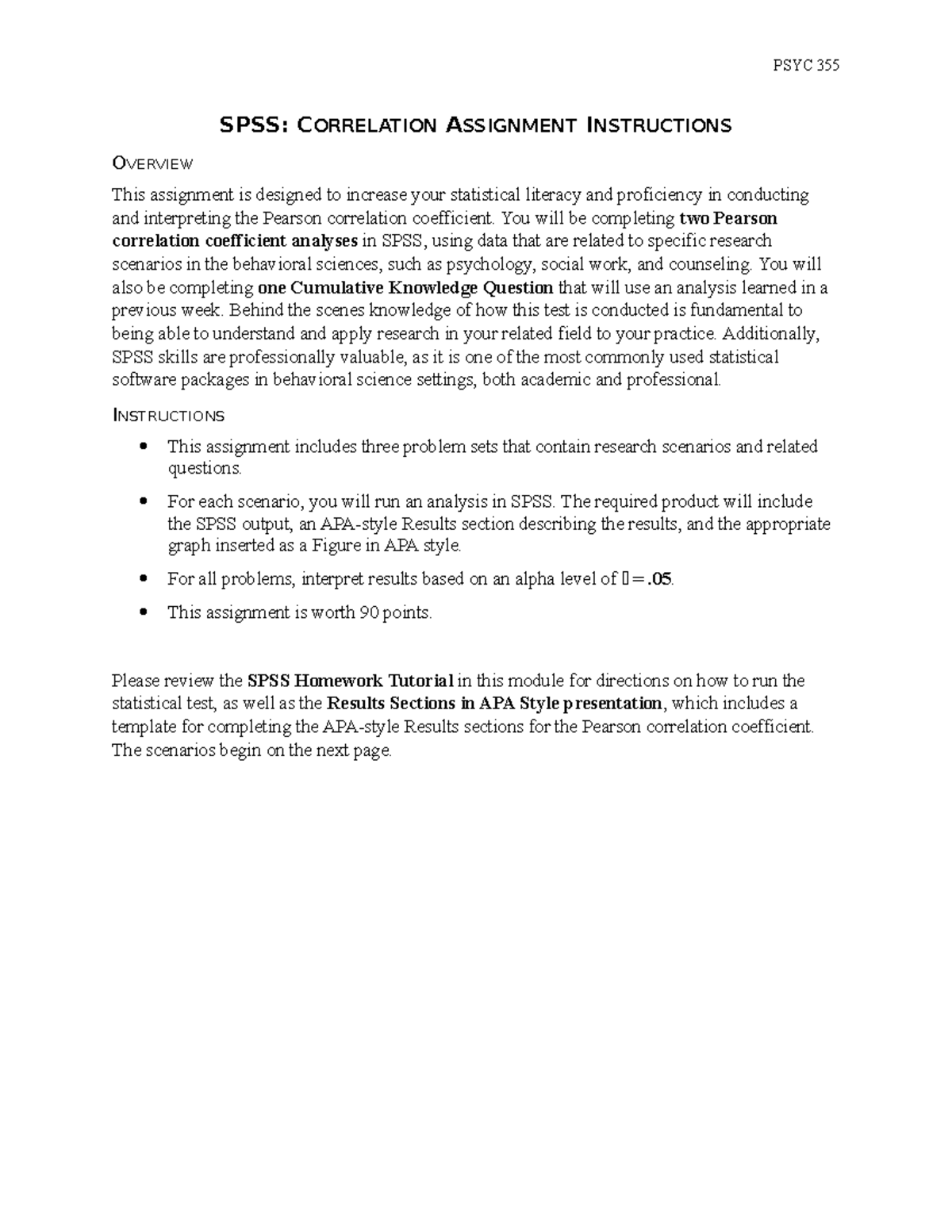 Spss Homework Correlation Assignment Spss Correlation Assignment