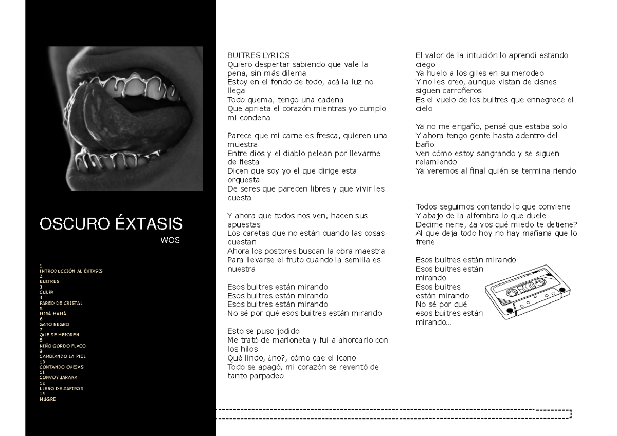 Oscuro Éxtasis - interpretación - OSCURO ÉXTASIS ####### WOS 1 ...