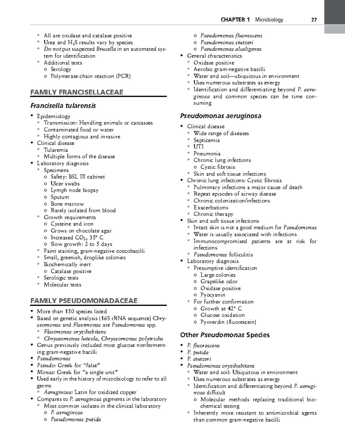 Medical Laboratory Science Examination (5) - • All are oxidase and ...