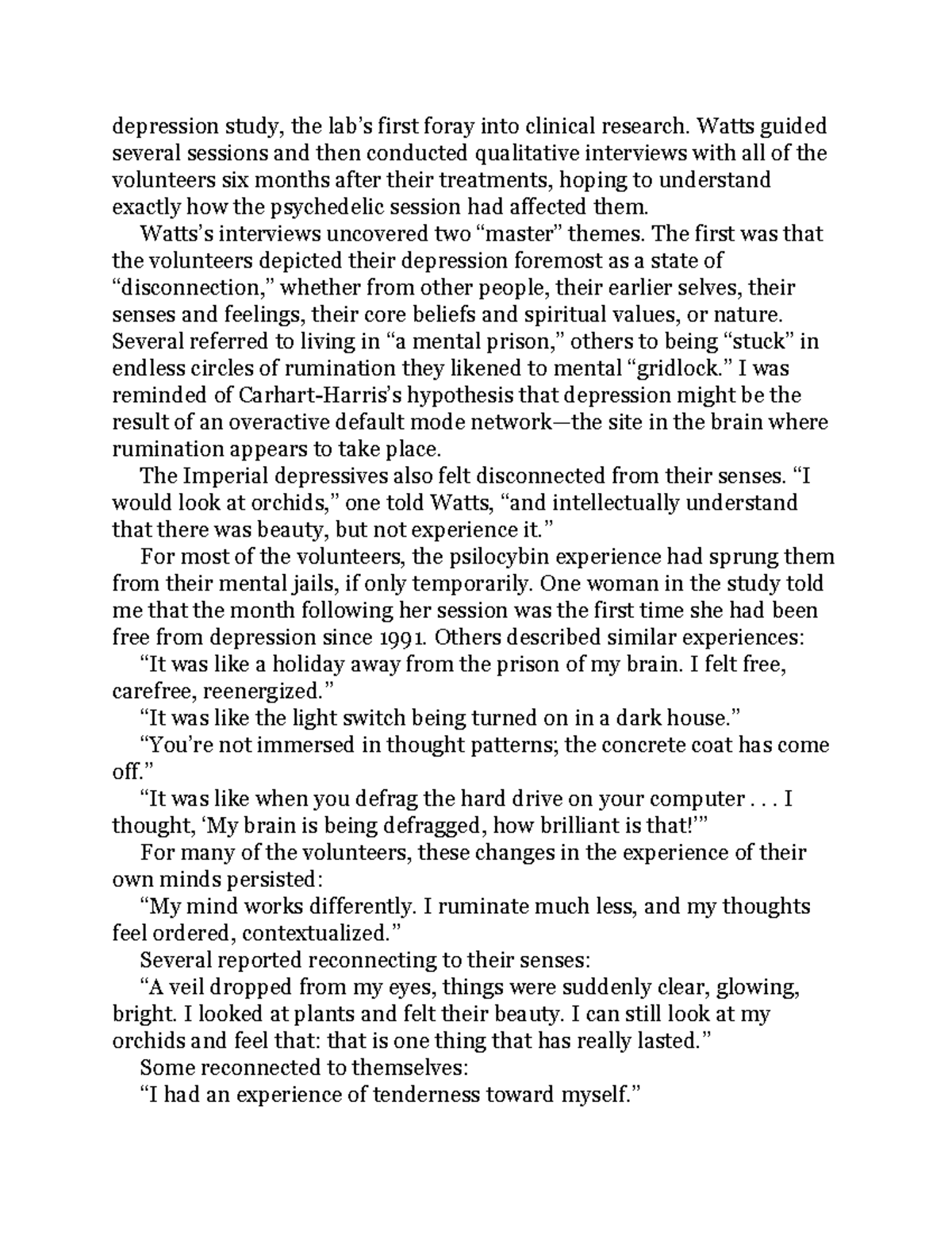 307 - Hello - depression study, the lab’s first foray into clinical ...
