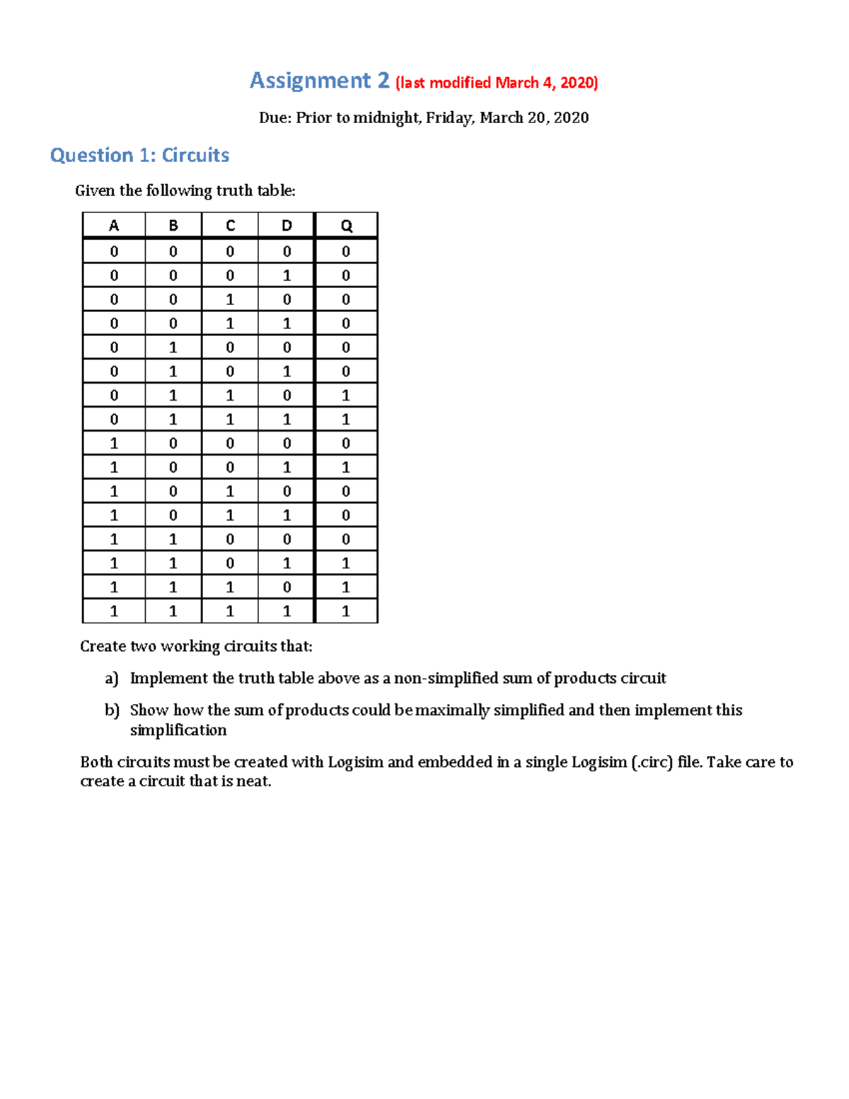COMP 1500 A2 V1 (last modified March 4) - Warning: TT: undefined ...