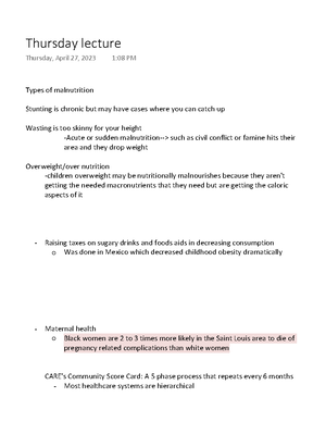 PUBH final lecture - Review session= Tuesday at 1pm-2pm in tegeler ...