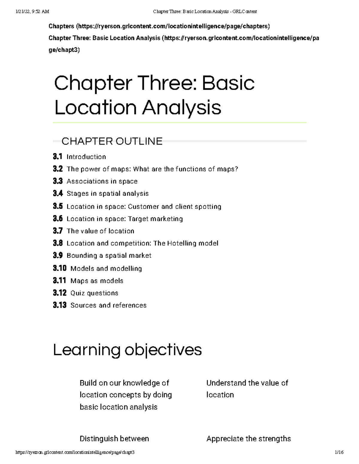 Chapter Three - final script - Chapters Chapter Three: Basic Location ...