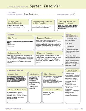 Alcohol withdrawl - ATI Template - ACTIVE LEARNING TEMPLATES ...