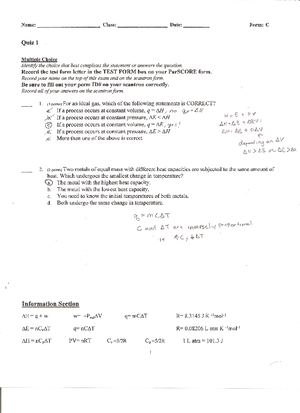 Worked Out Chem 1B Exam - CHEM1B - Studocu