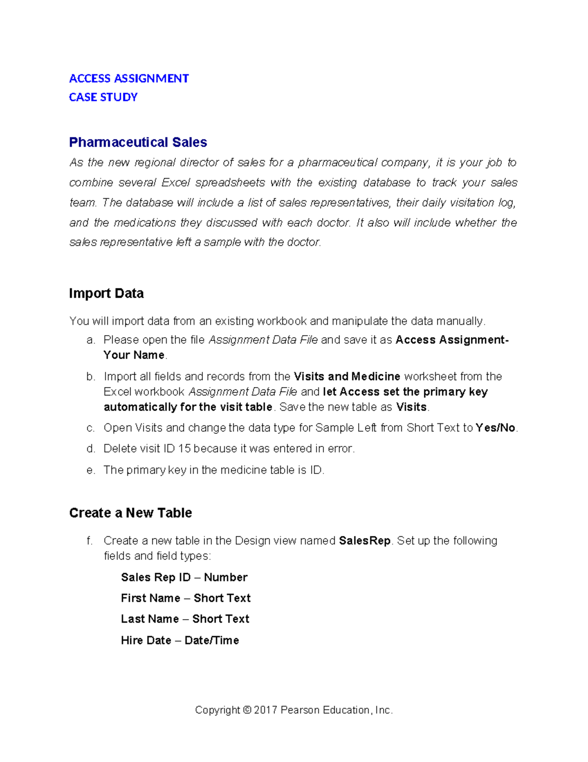 Access Assignment - Summary Accounting information system - ACCESS ...