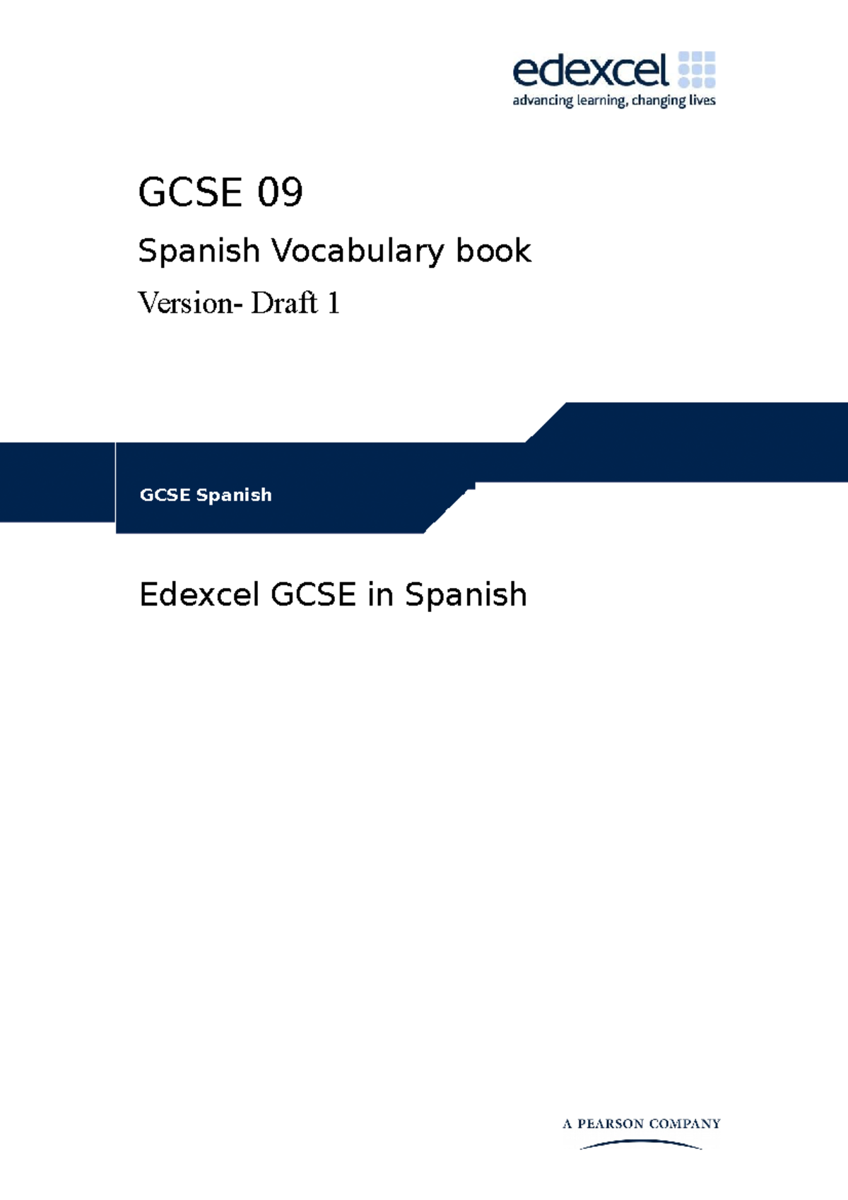 Spanish-Vocab-Book - Mem - GCSE 09 Spanish Vocabulary book Version ...