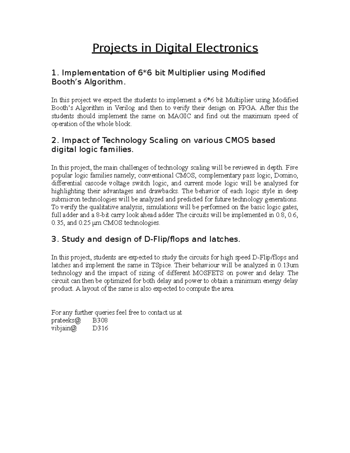 Projects in Digital Electronics - Implementation of 6*6 bit Multiplier ...
