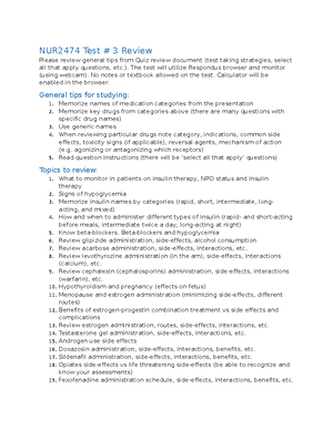 NUR2063 Patho Exam 1 Study Guide - Module 4, EXAM 1 Study Guide ...