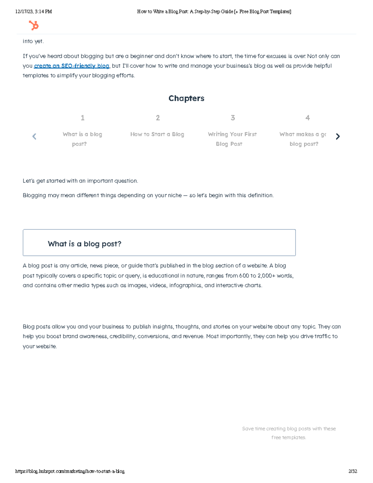 2 - info - 12/17/23, 3:14 PM How to Write a Blog Post: A Step-by-Step ...