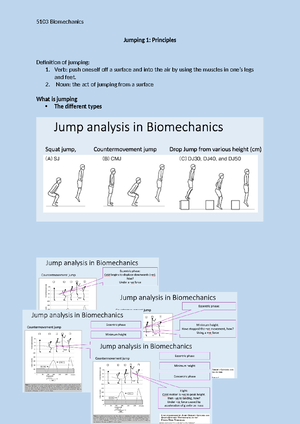 Biomechanical Principles- Running - Running 1. Biomechanics for injury ...