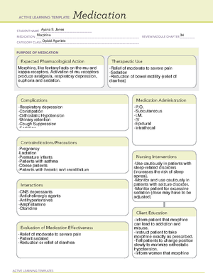 Donepezil - drug profile learning template - ACTIVE LEARNING TEMPLATES ...