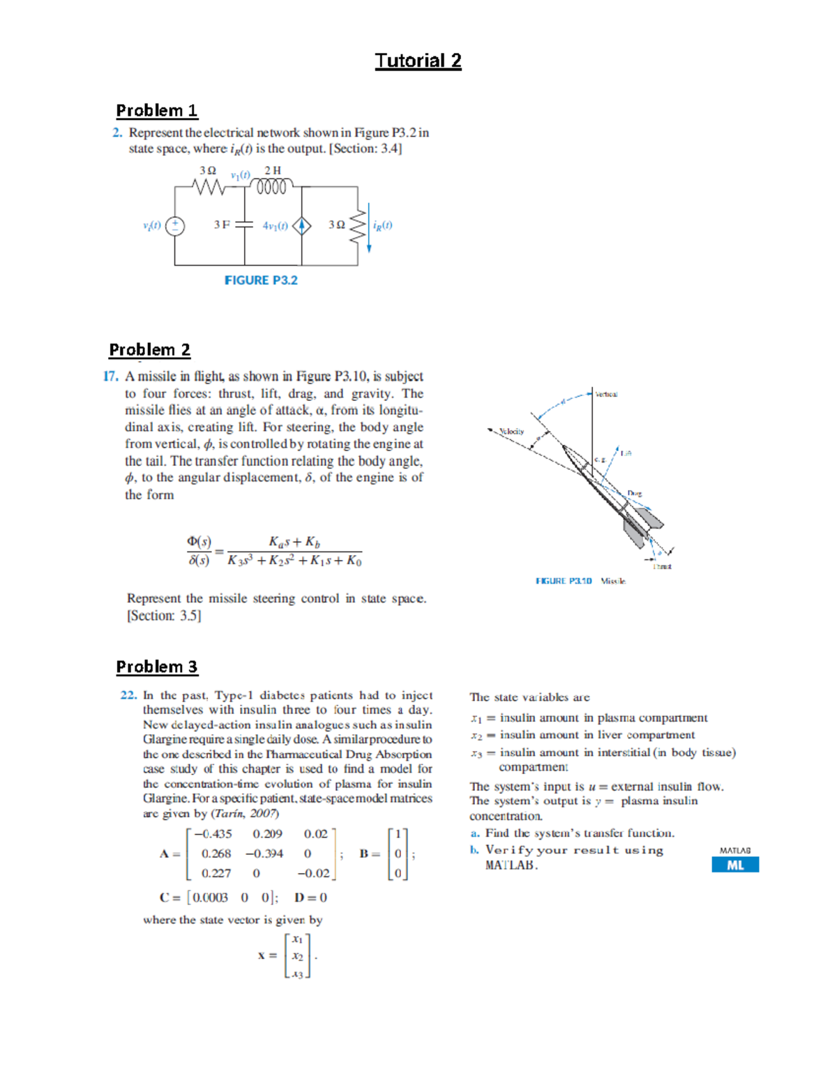 Tutorial 2 - Practice questions - ELG3155 - Tutorial Problem Problem ...