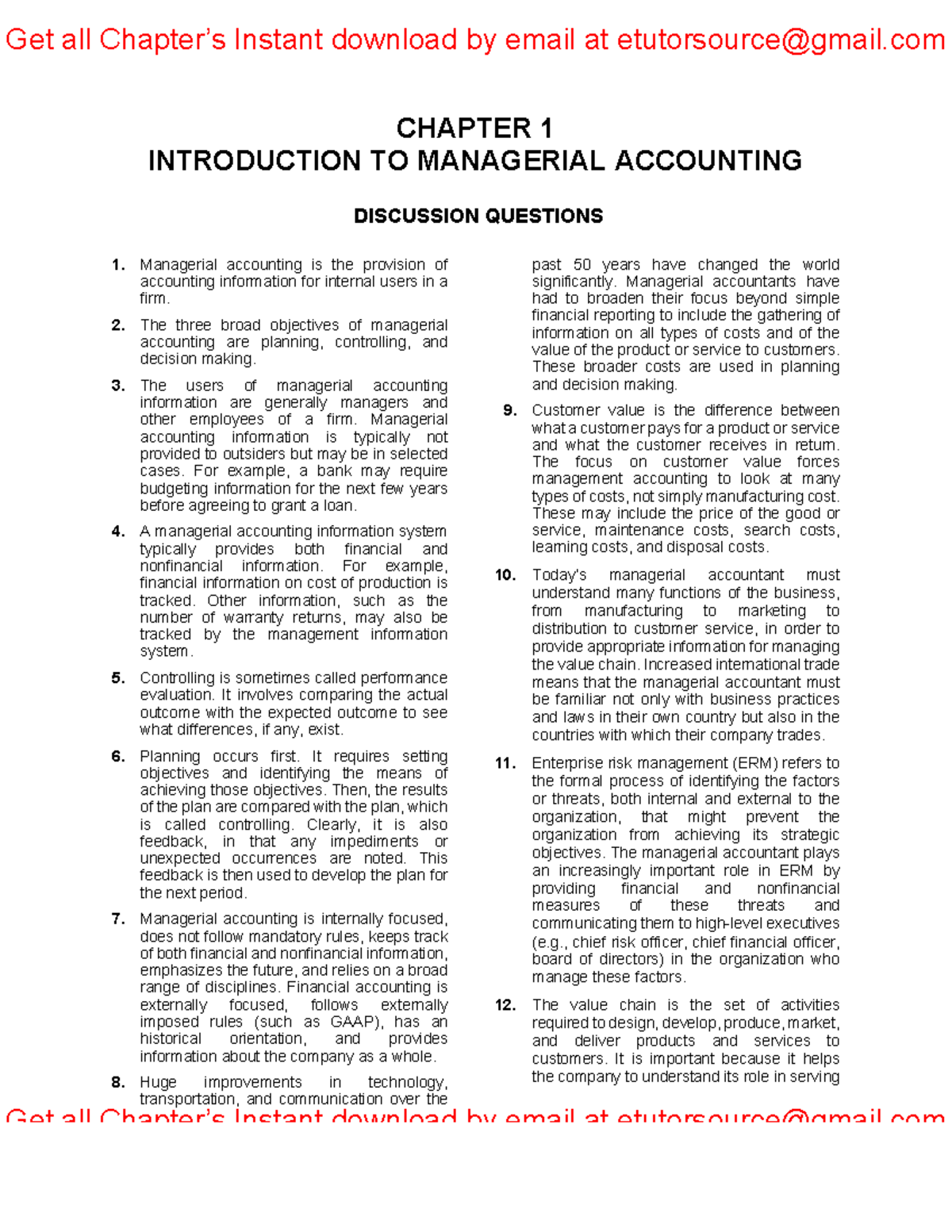 Solutions Manual For Cornerstones of Managerial Accounting, 3rd Edition ...