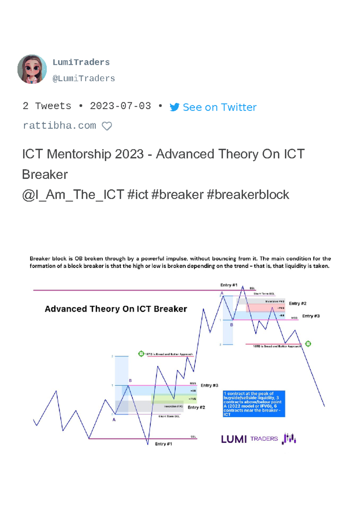 Ict mentorship 2023 - thread by lumitraders jul 3, 23 from rattibha - 2 ...