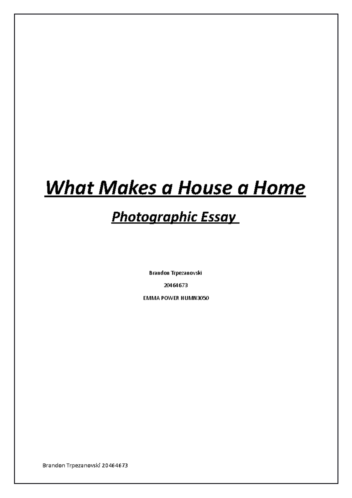 What Makes a House a Home - What Makes a House a Home Photographic ...