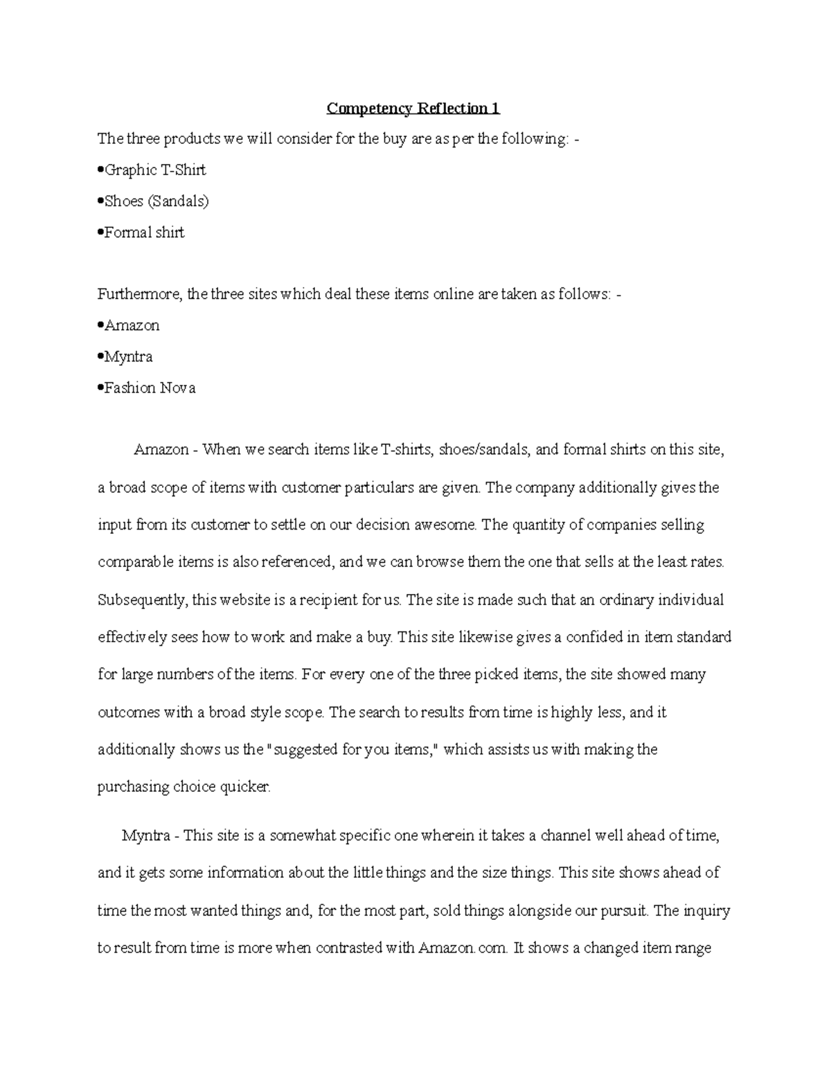 Mgtcb 576 Competency Reflection 1 - Competency Reflection 1 The three ...