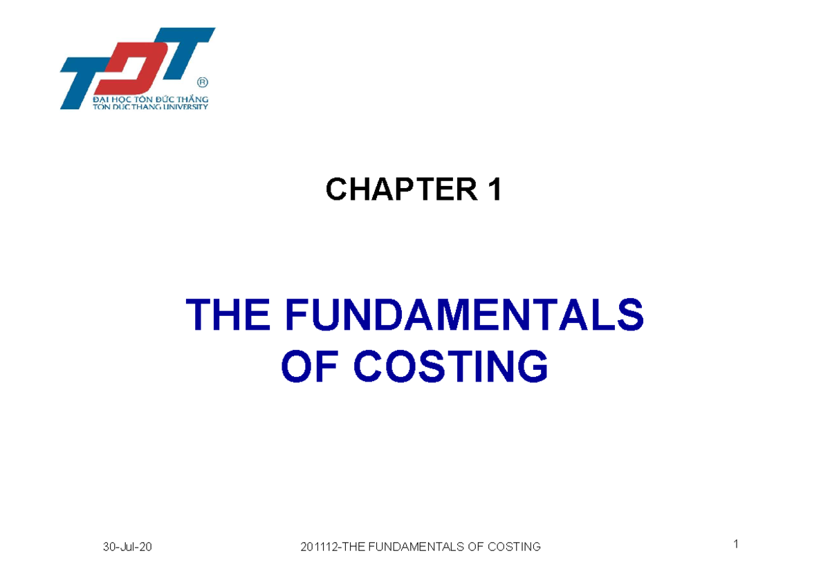 2011 12 Chapter 1 - The Fundamentals of Costing - 201112-THE ...