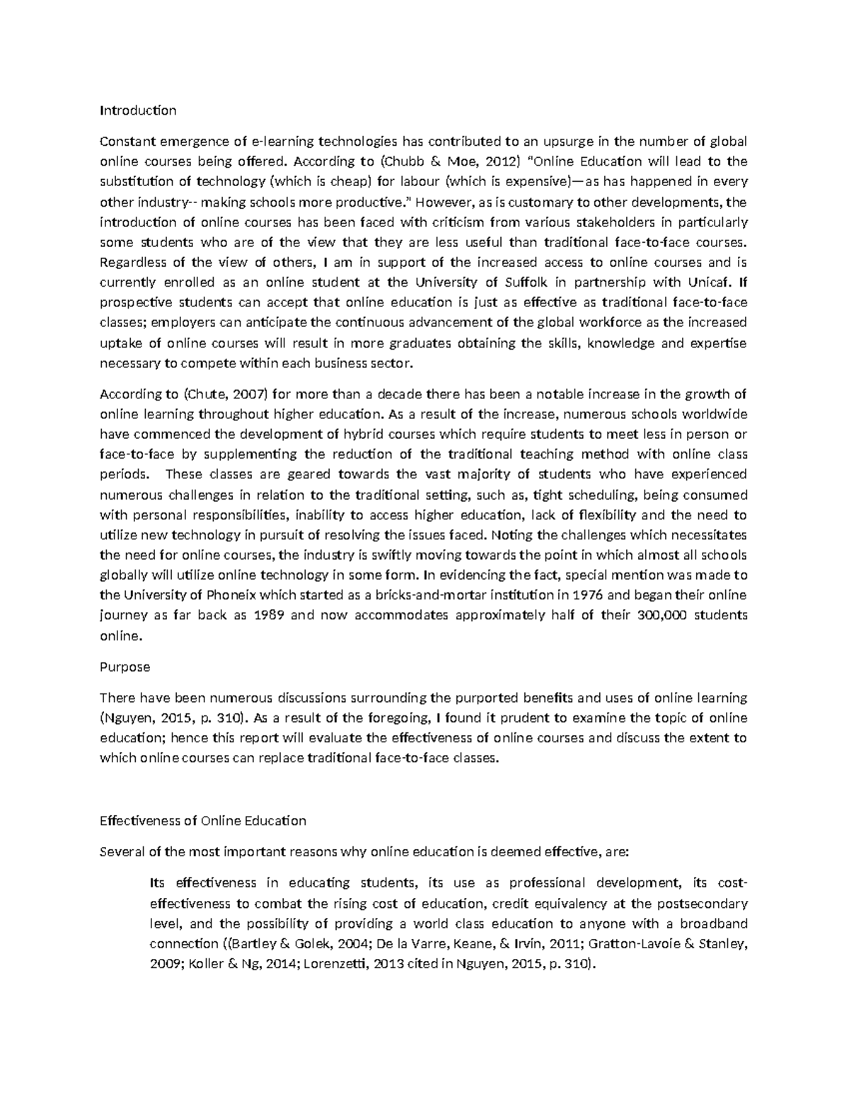 Introduction Module Research Project - Introduction Constant emergence ...