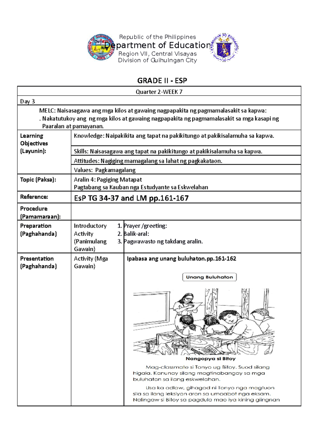 SFSDDBBGBDVGDVB - Republic of the Philippines Department of Education ...