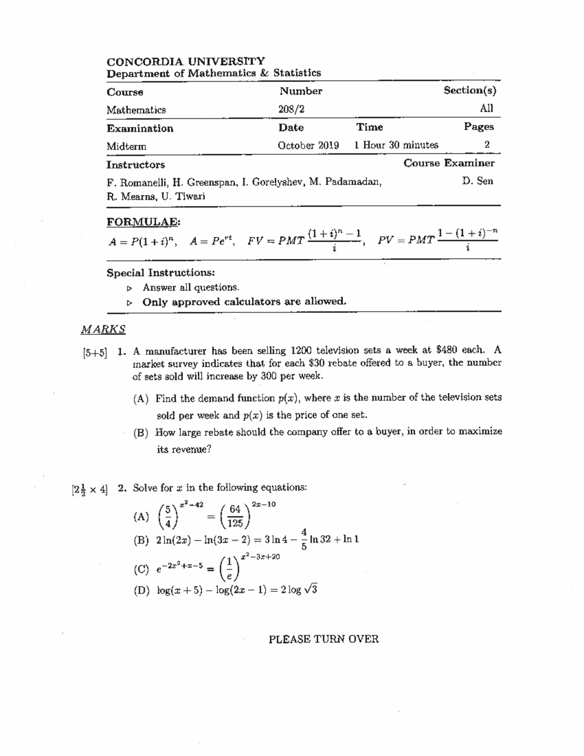 Midterm 2019 Questions Math 208 Warning Decodescan Unexpected Mcu Data Current Marker