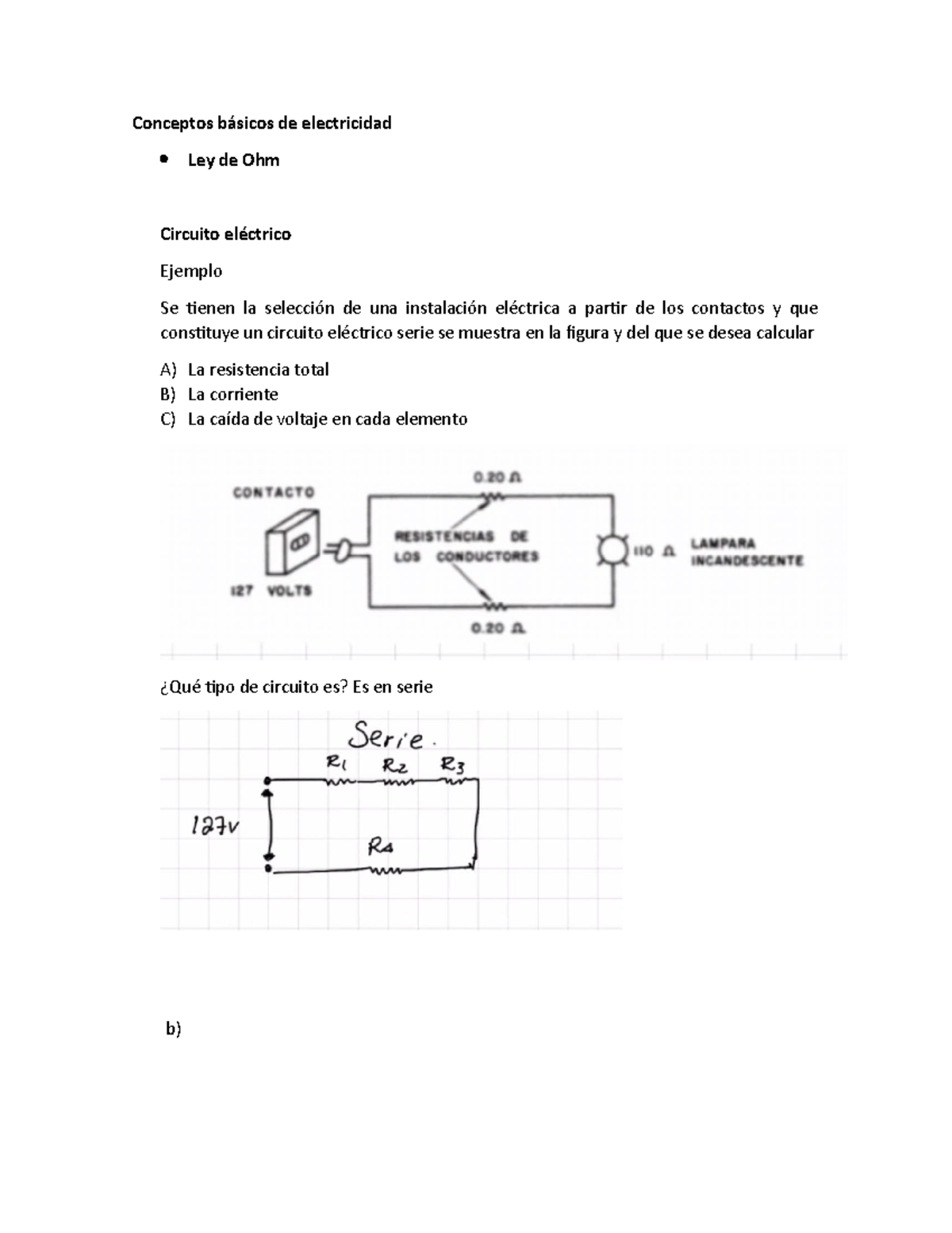 Cuaderno de Intalacion electrica - Conceptos básicos de electricidad Ley de Ohm Circuito ...